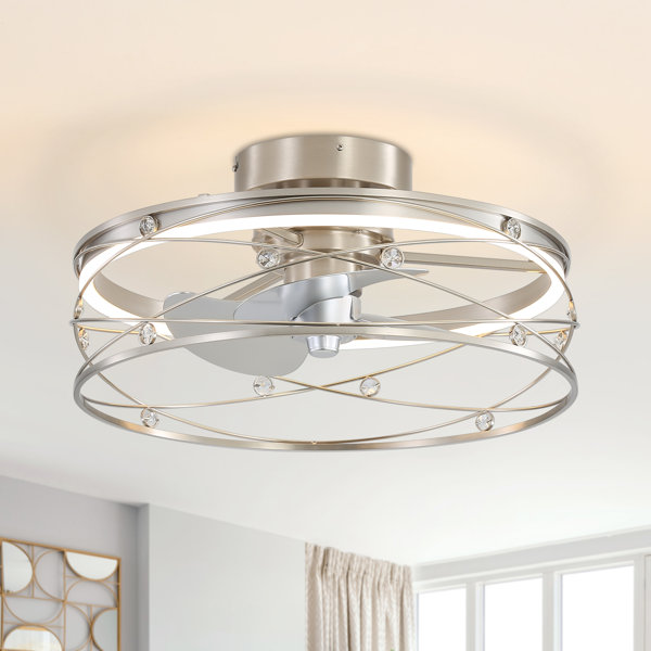 House Of Hampton Shiey 20 Ceiling Fan With Led Lights Reviews